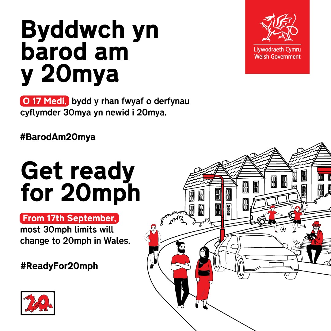 MSA GB: DVSA Update: change to 20mph speed limit across Wales - MSA GB