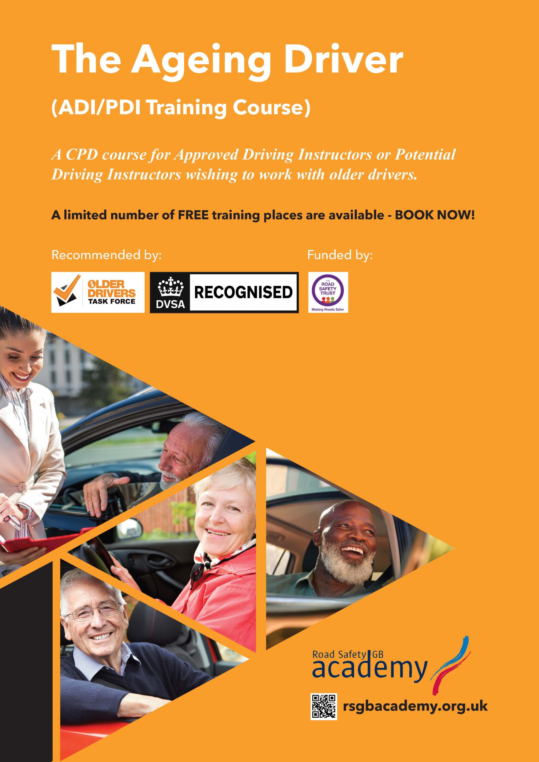 Road Safety GB: Ageing Driver Course for ADI’s and Potential ADI’s - MSA GB